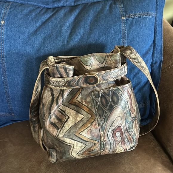 Jane Yoo | Bags | Artist Signed Jane Yoo Wearable Art Hand Painted ...